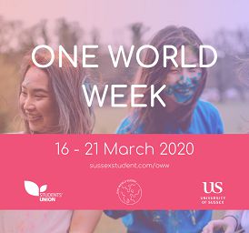 Top staff picks for One World Week 2020 : Staff Hub : University of Sussex